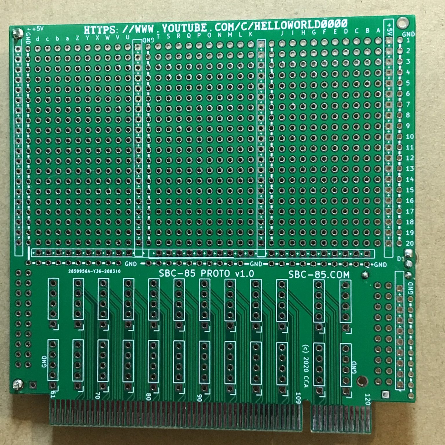 Bus Protoboard v1.0b Build Files Released » Bits Of The Golden Age