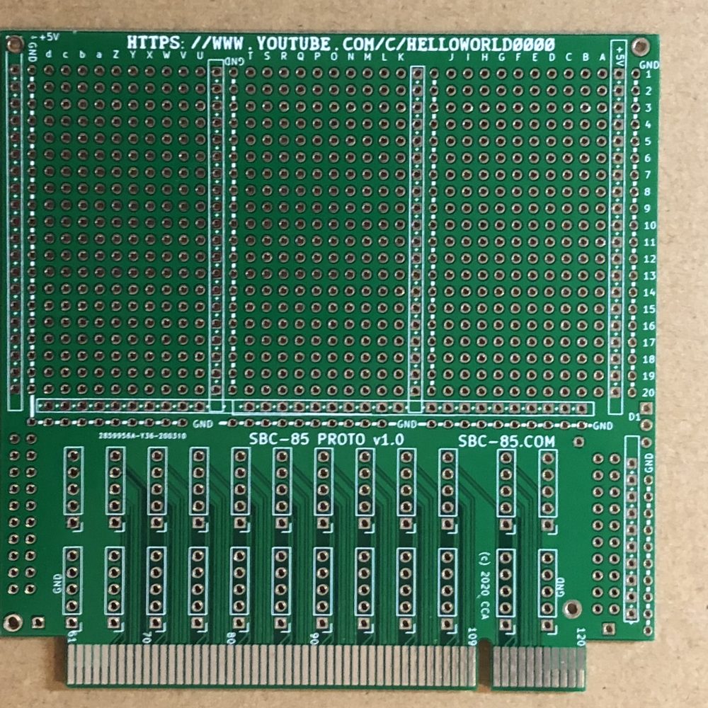 Bus Protoboard v1.0b Build Files Released » Bits Of The Golden Age