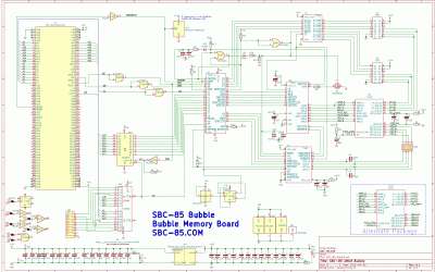 1Mbit Magnetic Bubble Memory Schematic » Bits Of The Golden Age