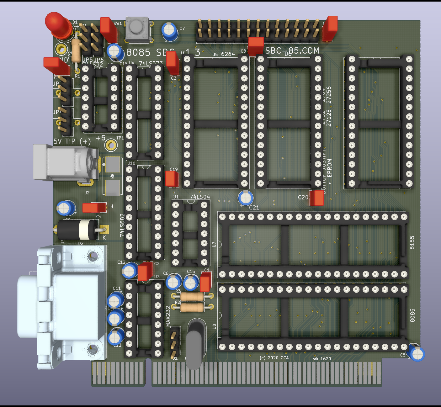 SBC-85 CPU v2.0 in Prototype » Bits Of The Golden Age
