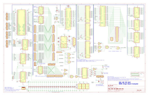 STD-85 8085 Single Board Computer Schematic » Bits Of The Golden Age