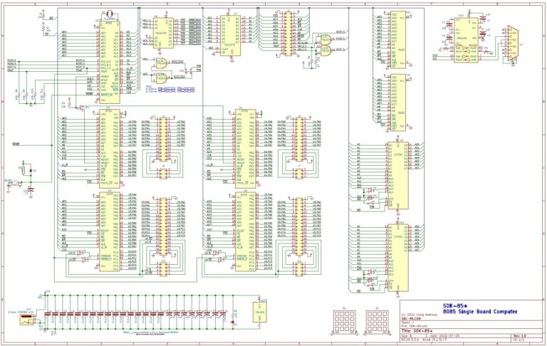 SDK-85+ Schematic v1.0 » Bits Of The Golden Age