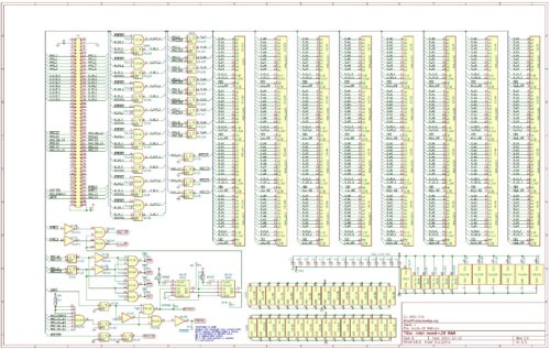 imm6-28 RAM Schematic » Bits Of The Golden Age