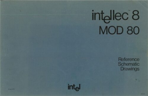 Intel Intellec 8/80 Documentation » Bits Of The Golden Age