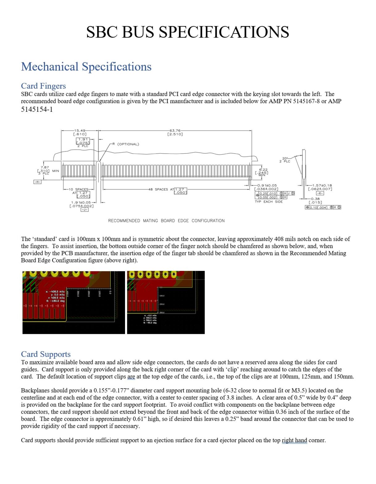 SBC BUS Specifications » Bits Of The Golden Age