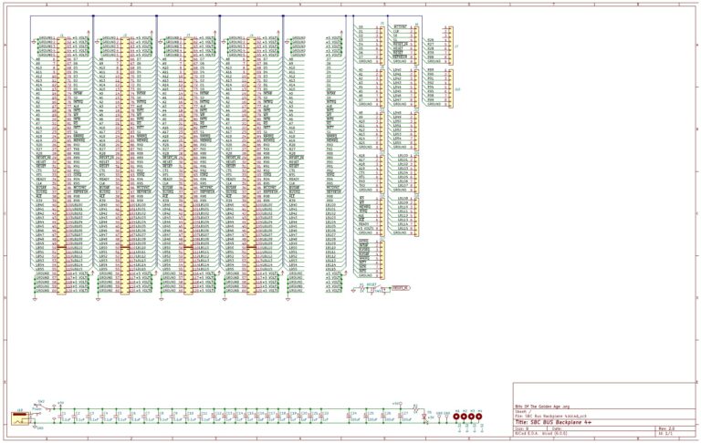 SBC BUS Backplane 4+ Documentation » Bits Of The Golden Age