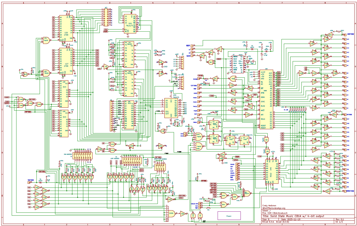 SSM CB1A with I/O Schematic » Bits Of The Golden Age